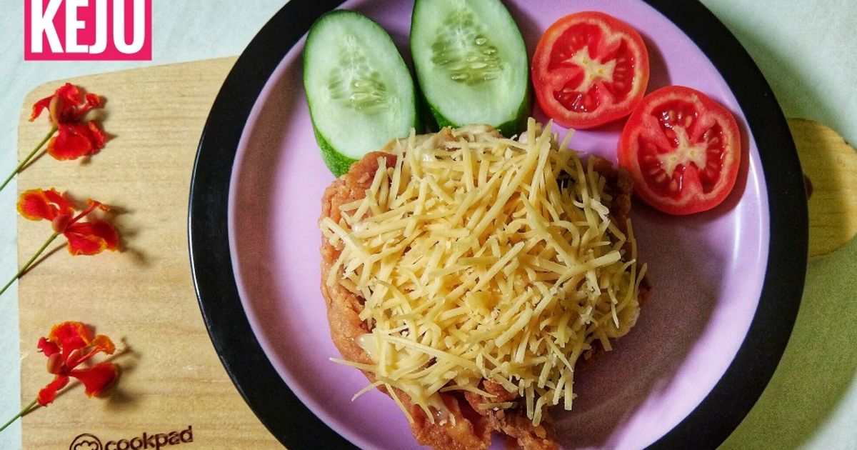 Resep Ayam Geprek Mayonnaise Keju oleh Restu (Mommy Ano_ieL) - Cookpad