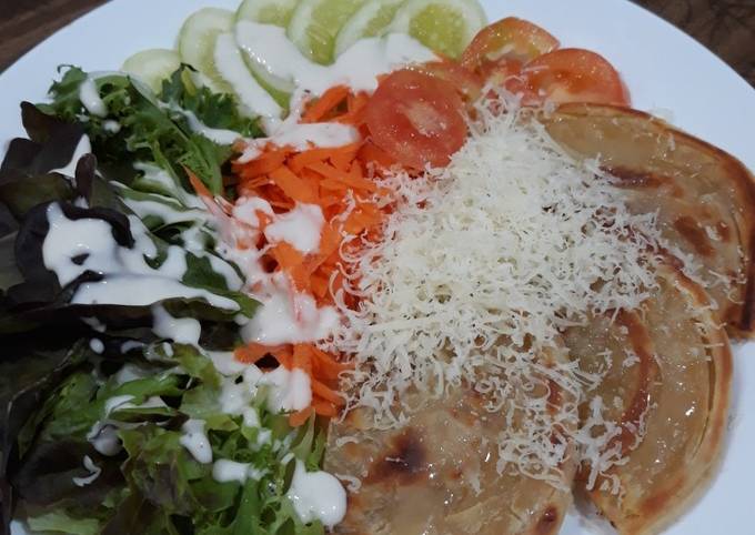 Resep SARAPAN : ROTI CANE & CAESAR SALAD oleh Bulbul Kitchen 🍅 - Cookpad