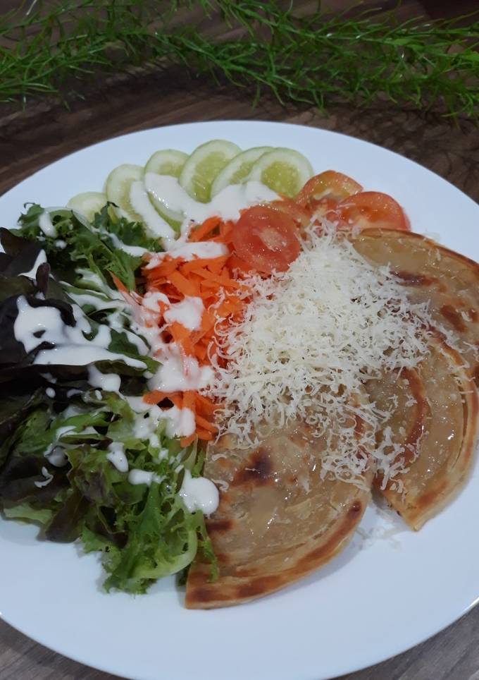 Resep SARAPAN : ROTI CANE & CAESAR SALAD oleh Bulbul Kitchen 🍅 - Cookpad