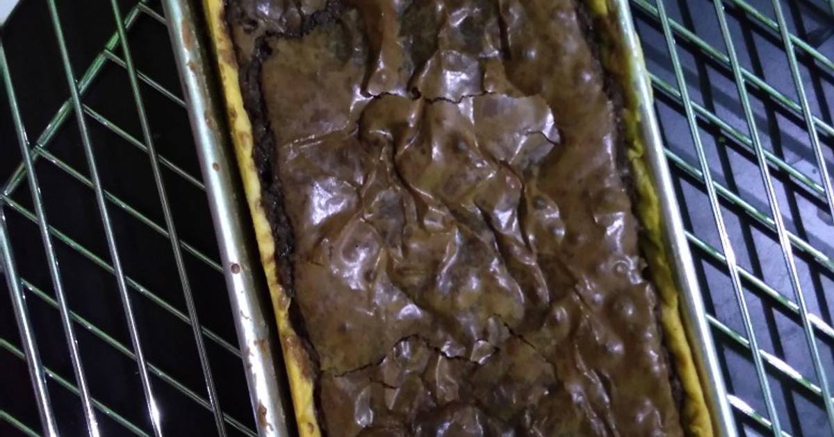 Resep Pie brownis mixed kopi cappuccino oleh NIA - Cookpad