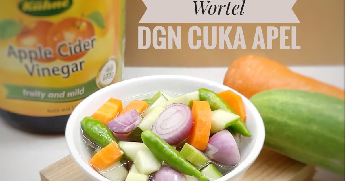 Resep Acar Timun Wortel Dgn Cuka Apel oleh Dapoer Oznon (Linda) - Cookpad