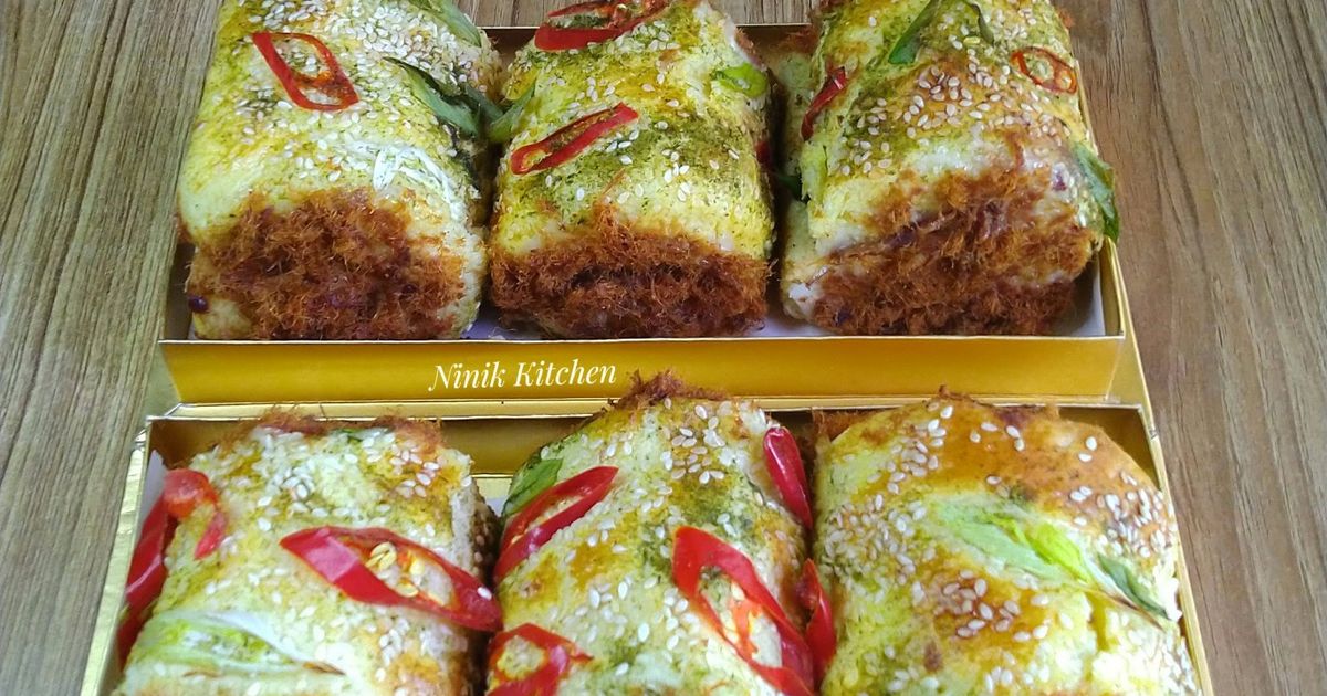 Resep Floss Roll Bread / Roti Abon Gulung oleh Ninik Kitchen - Cookpad