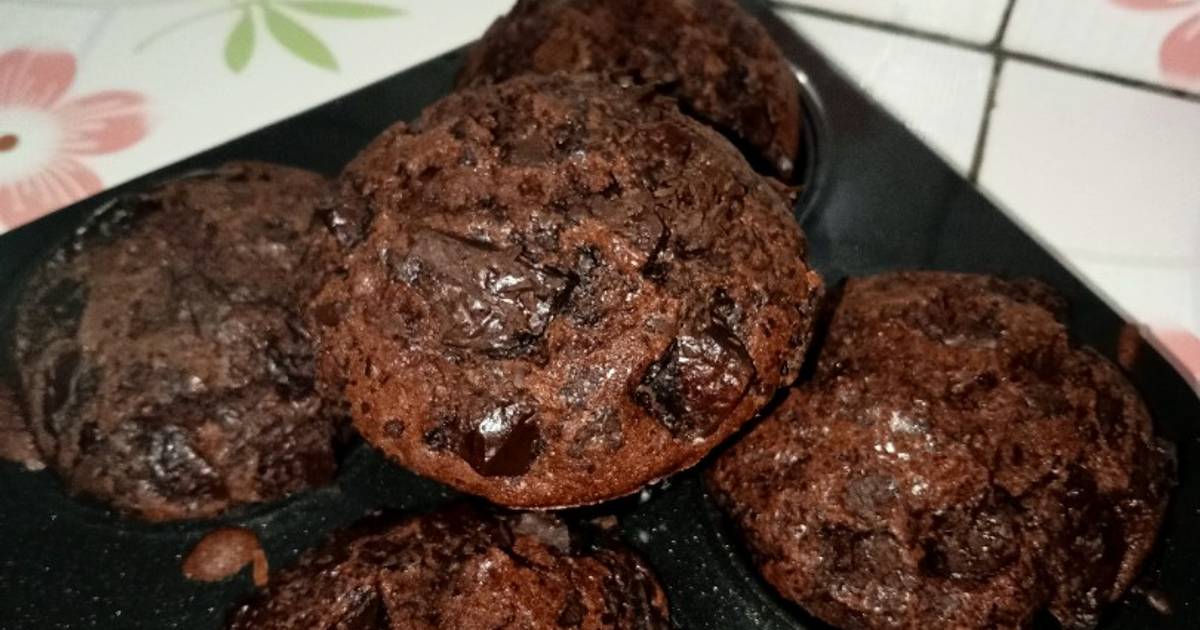 Resep Muffin Coklat 1 Telur oleh Belia Putri - Cookpad