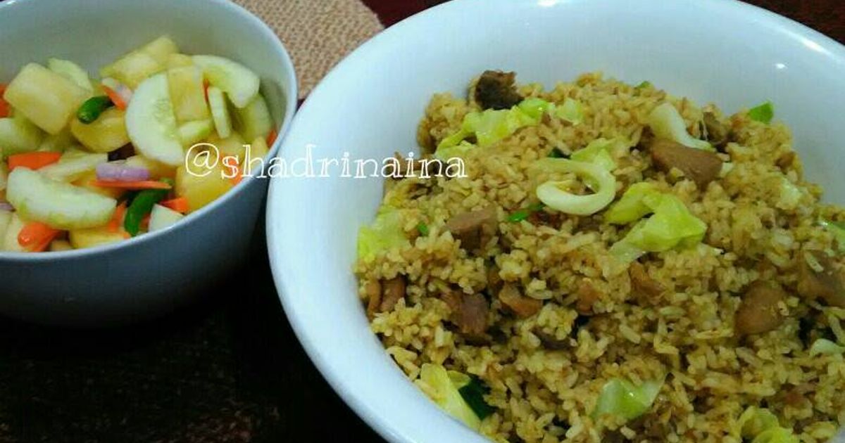 Resep Nasi Goreng Kambing & Acar Timun Nanas Wortel oleh shadrinakh ...