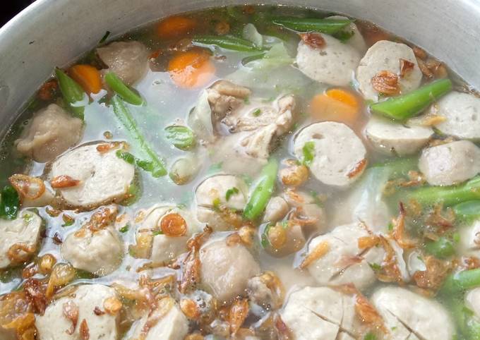 Resep Sup Bakso Sapi oleh Tri Astuti Hadi Sucipto - Cookpad