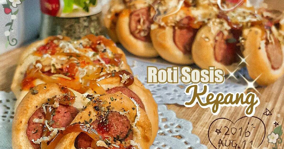 Resep Roti Sosis Kepang 🌭 oleh VinaY89 - Cookpad