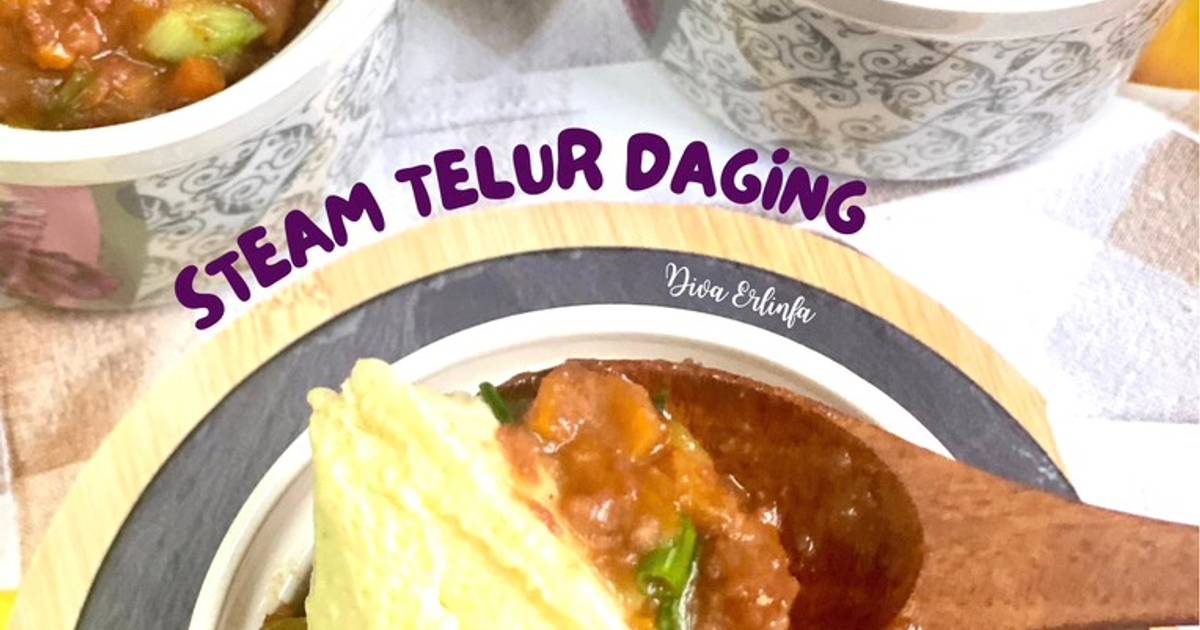 Resep Steam Telur Daging oleh Agustina Erlinda - Cookpad