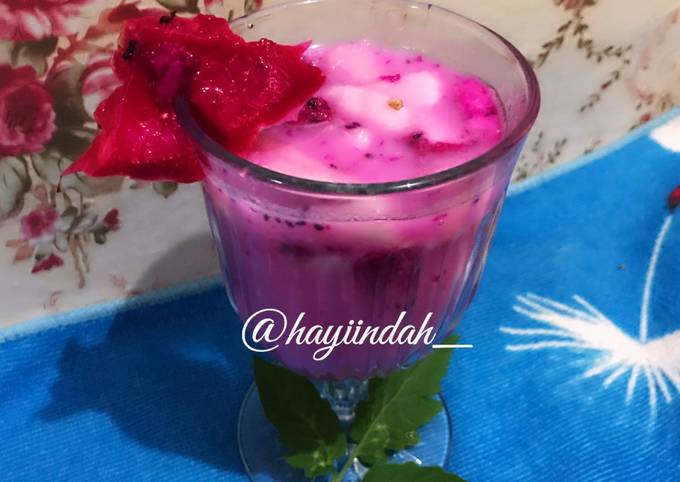 Resep Es buah sirsak Naga simple oleh @hayiindah_ - Cookpad