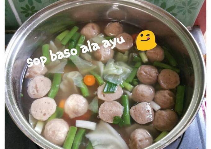 Resep Sop baso simple oleh Ayu Lestari06 - Cookpad