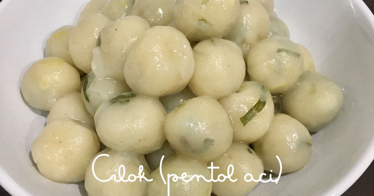 Resep Cilok (Pentol Aci) oleh Nina Anggraini - Cookpad