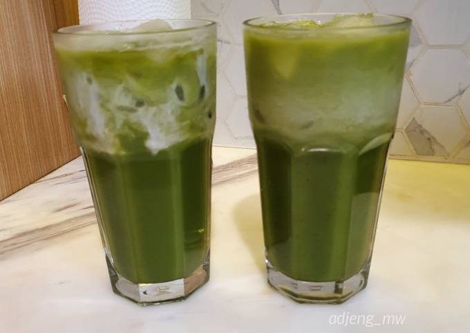 Resep Es Green Thai Tea oleh adjeng_mw - Cookpad