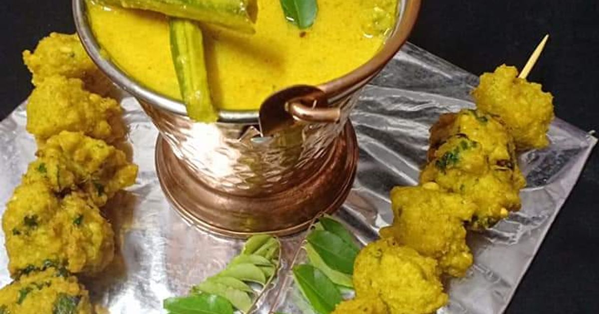 Basanti Kadhi Pakodas Recipe by Satya Jha - Cookpad