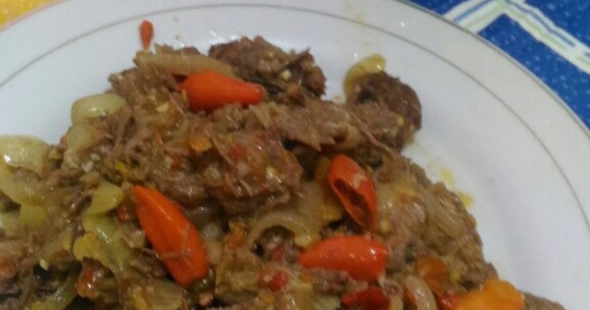 Resep Oseng Daging Sapi Pedas oleh Fatma Faniez - Cookpad