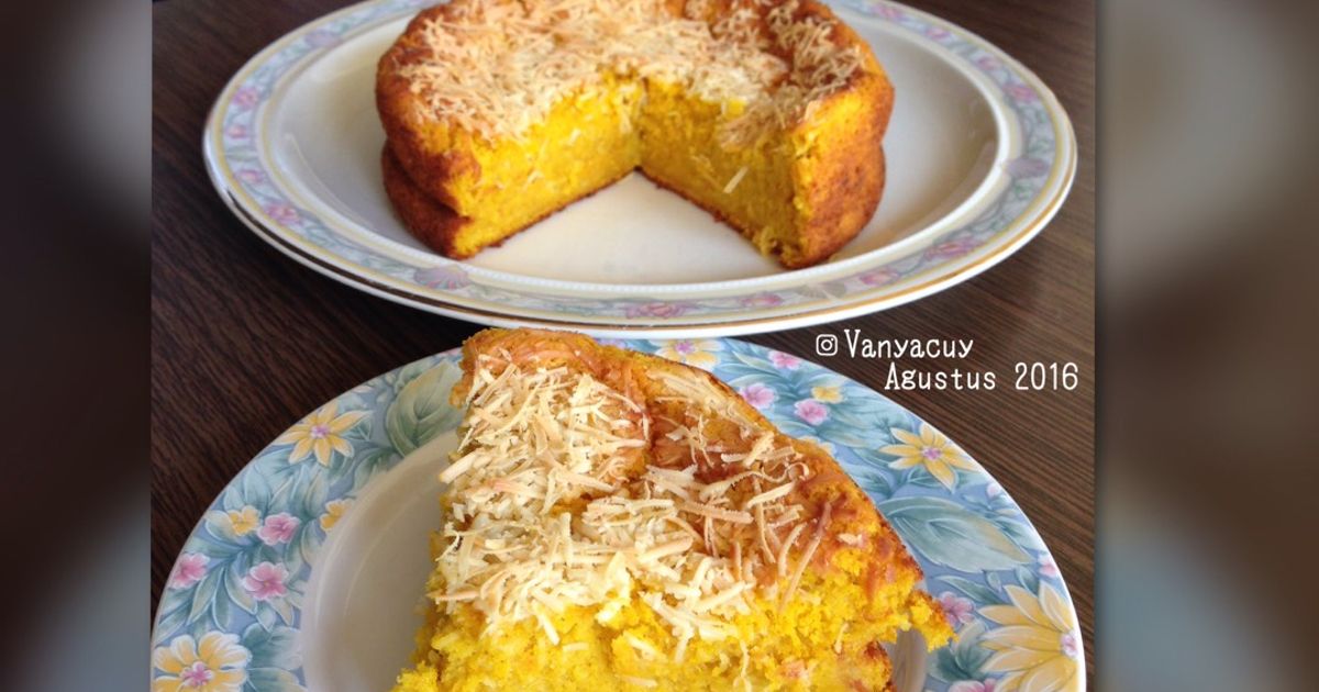 Resep Pumpkin Cheesy Cake / Kue Keju Labu Kuning oleh Vanya - Cookpad
