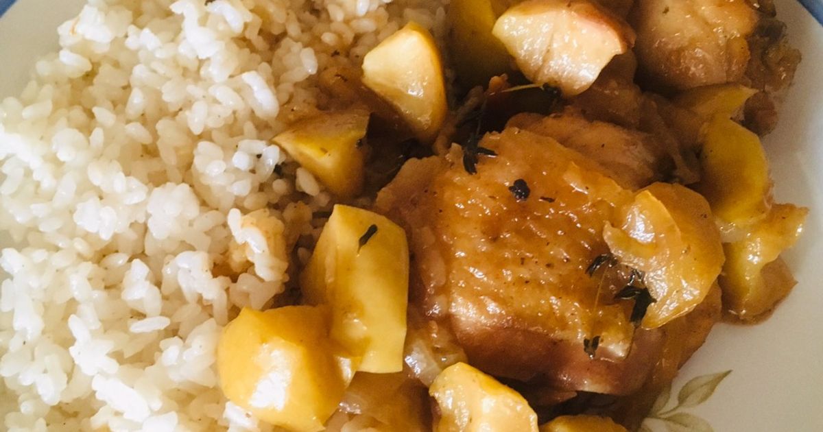 Almás Ciderben Párolt Csirkecomb | Szabad Antalné /Juditmama receptje ...