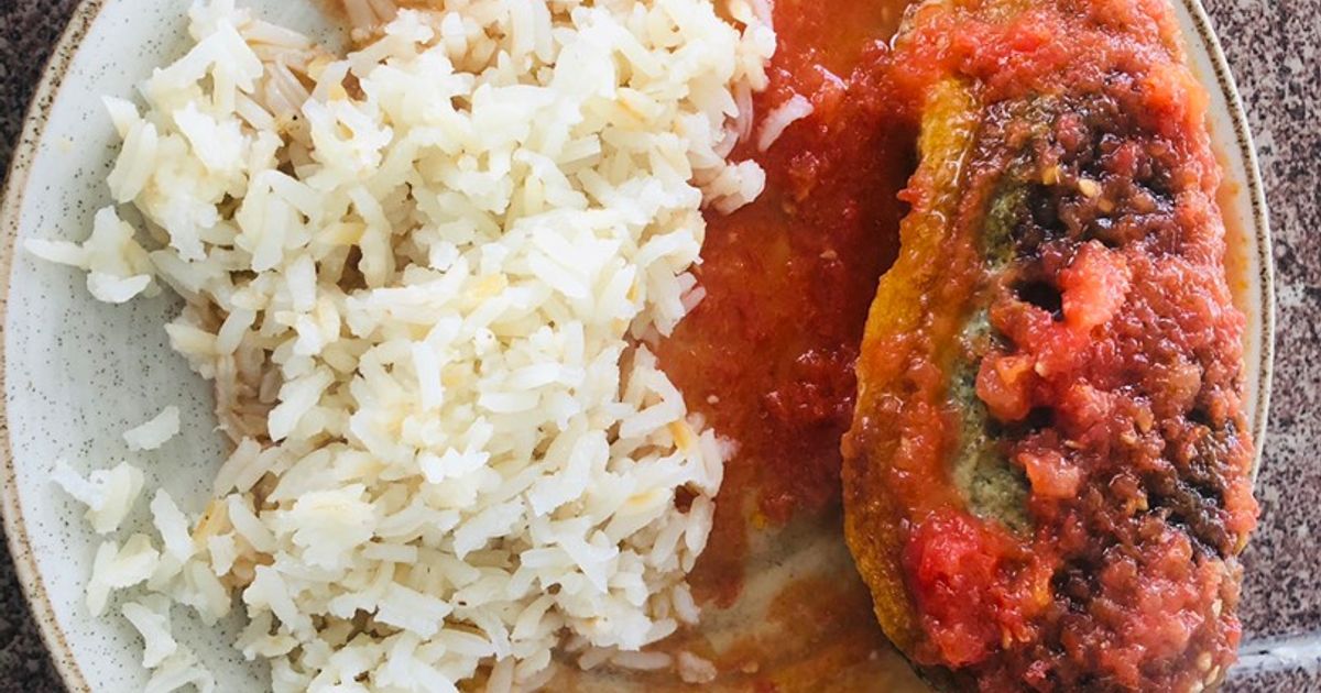 chile relleno de arroz - 17 recetas caseras- Cookpad