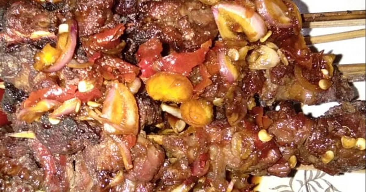 Resep SATE DAGING SAPI super empuk oleh FITRI NUR FADJRI - Cookpad