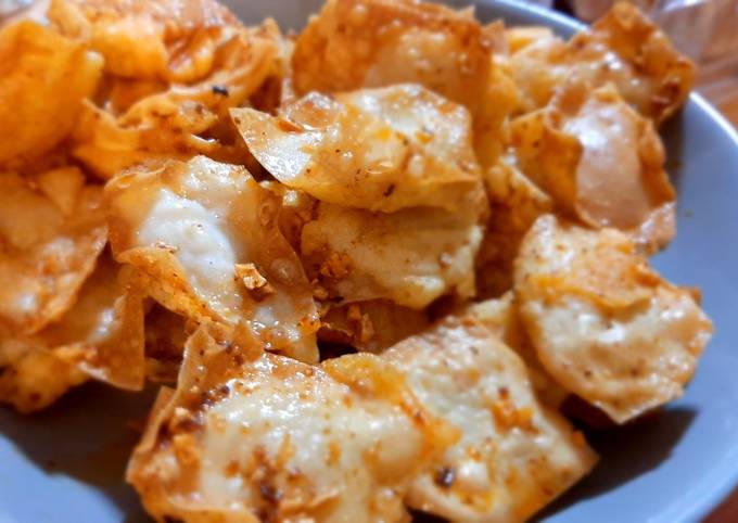 Resep Batagor mini pangsit chili oils oleh Emak Praktis - Cookpad