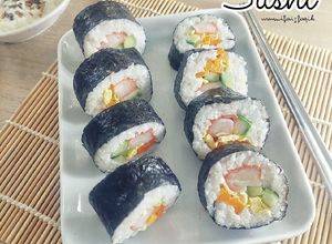 Resep sushi rumahan enak dan mudah dibuat, cocok untuk bekal!