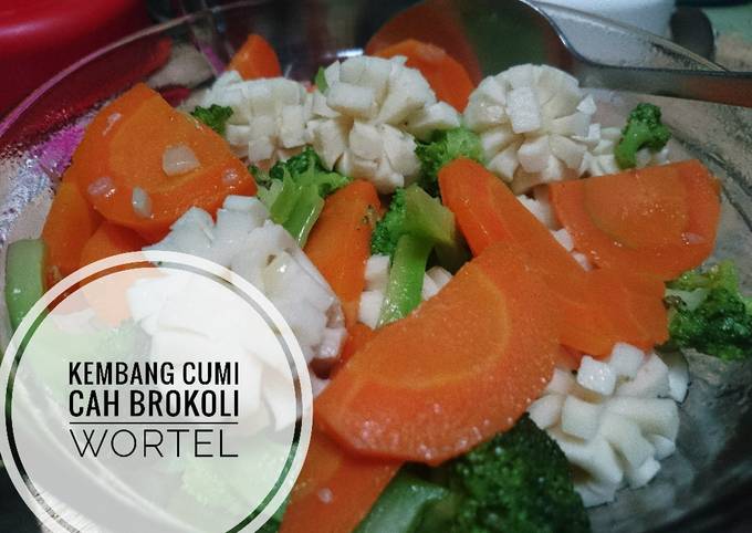 Resep Kembang Cumi Cah Brokoli Wortel (Kembang Cumi Sunfish) oleh Nuri ...