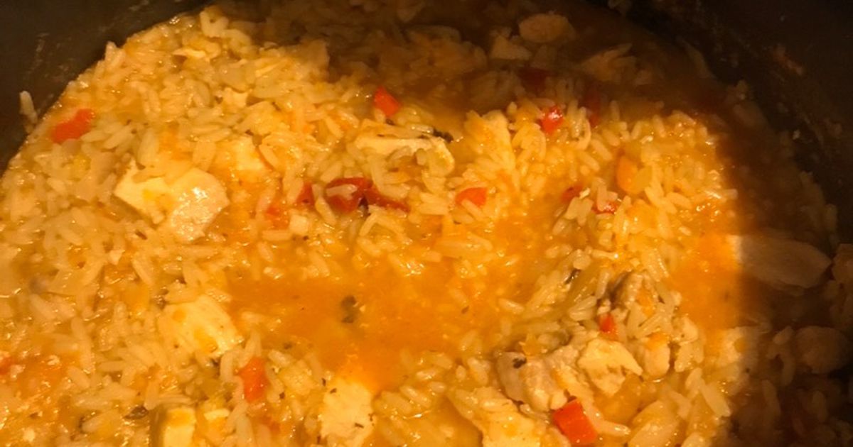 Arroz Al Azafrán Con Pollo Receta de silvia lucía restaino de alvarez ...