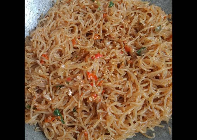 Resep Bihun goreng simple oleh sandra - Cookpad