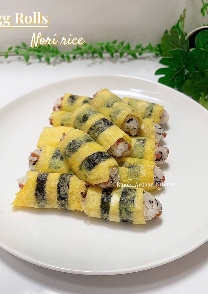 Resep Egg Rolls Nori Rice oleh Irna Sofiana (Nana) - Cookpad