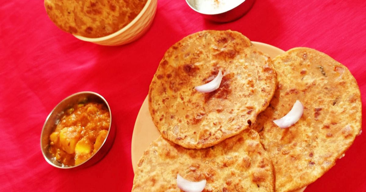 लेफ्टओवर दाल पराठा (Leftover Dal Paratha Recipe In Hindi) रेसिपी बनाने ...