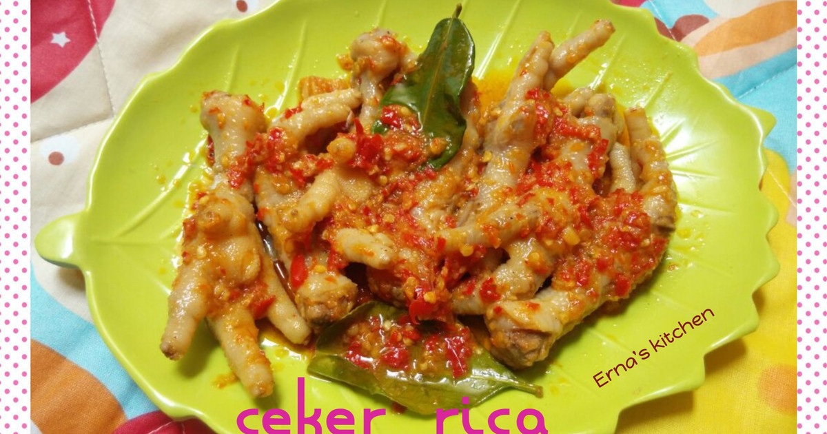 Resep Ceker Rica oleh Erna's kitchen - Cookpad
