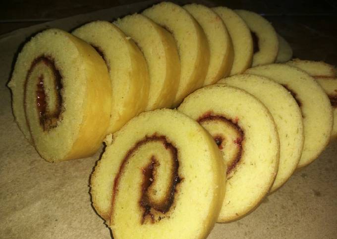 Resep Bolu Gulung (Roll Cake) oleh Isnaeni Septianova - Cookpad