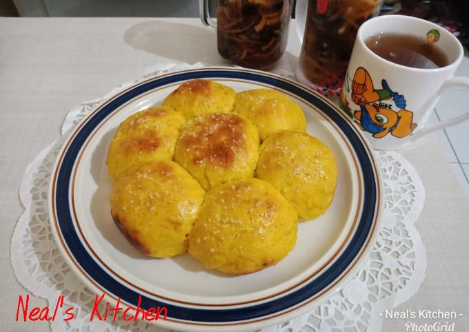 Resep Roti Sobek Labu Kuning oleh Junia Nilnamuna - Cookpad