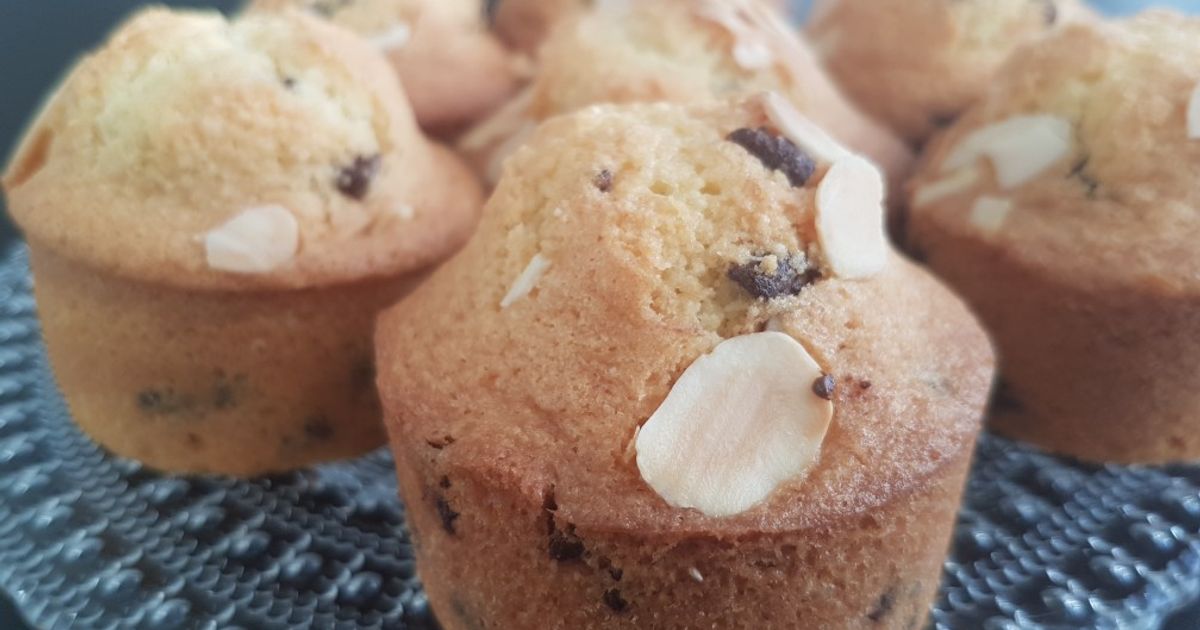 Muffins Amande Pépite De Chocolat de Lo Reine - Cookpad