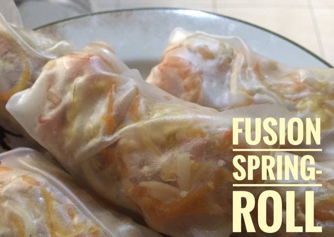 Resep Fusion Spring Roll oleh Reli - Cookpad