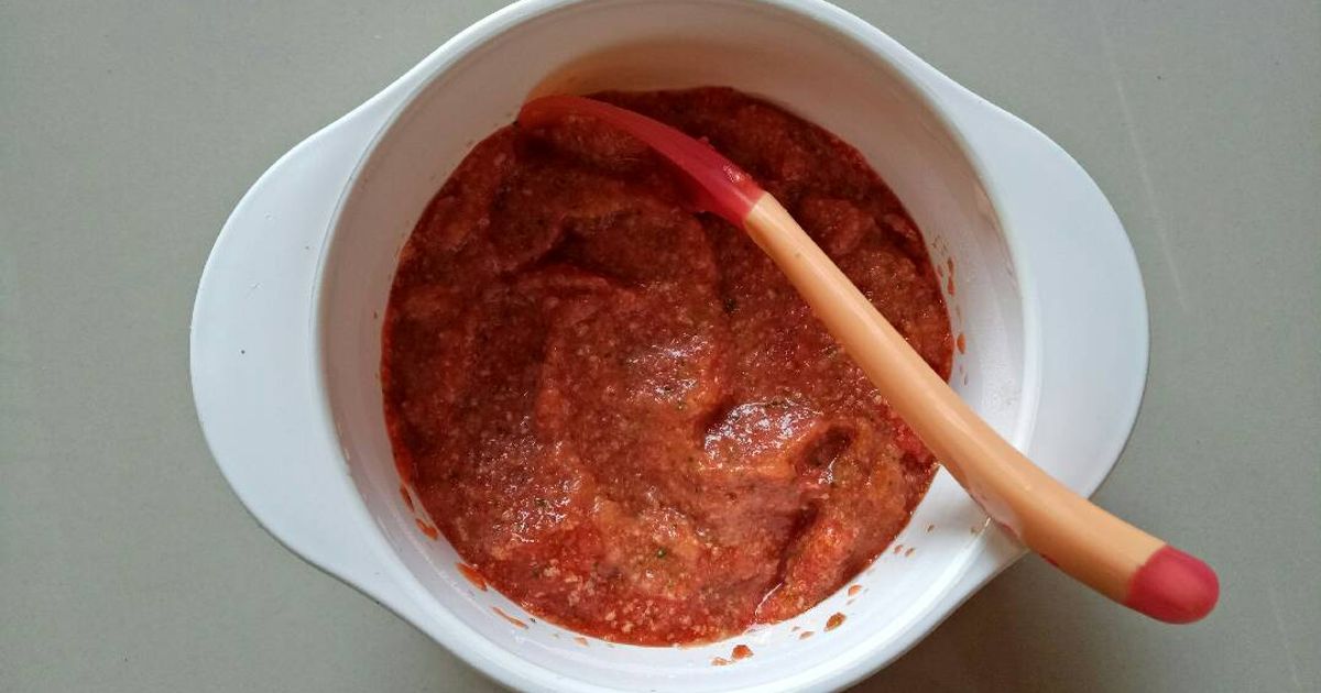 Resep Mpasi 4 * Bubur Nasi Ayam Beetroot (6 Bulan) oleh Elita Fitria ...