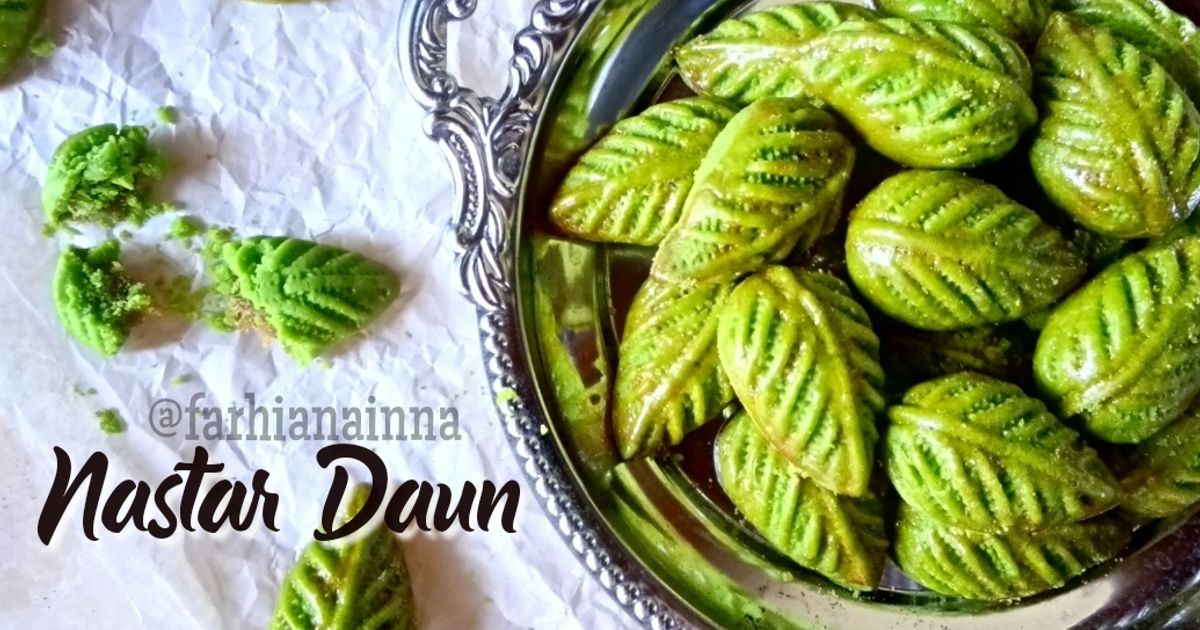 Resep Nastar Daun oleh Inna Farhiana - Cookpad