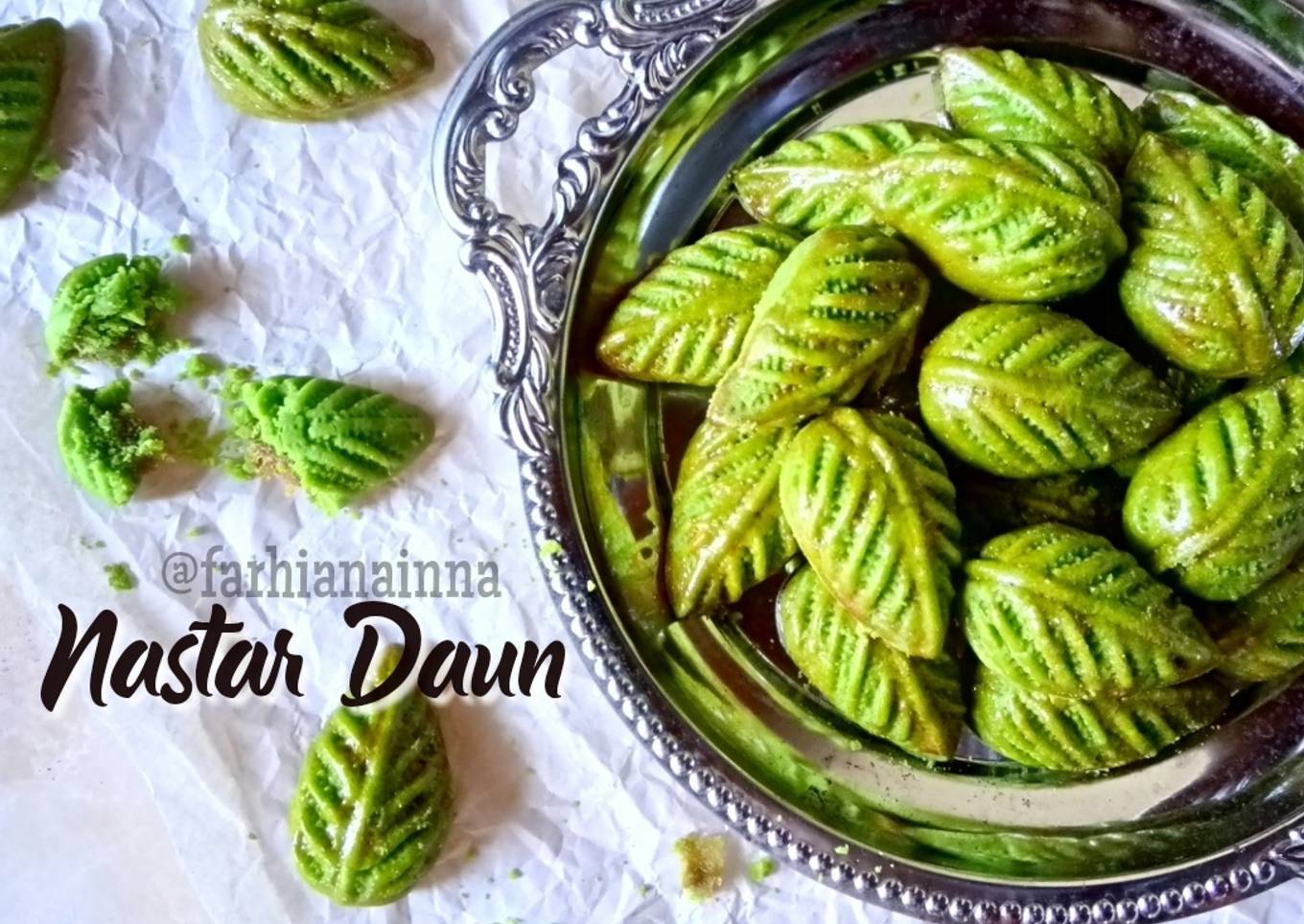 Resep Nastar Daun yang Enak Banget - Resep Nastar Enak
