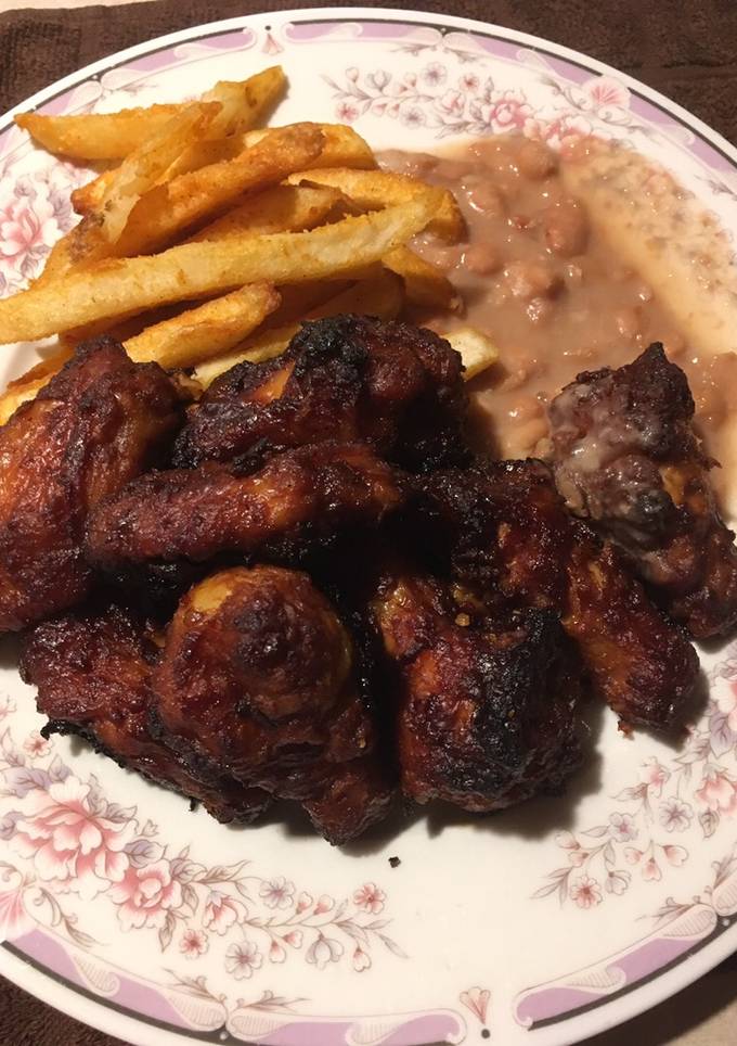 Alitas a la barbecue Receta de Estrella Dominik- Cookpad