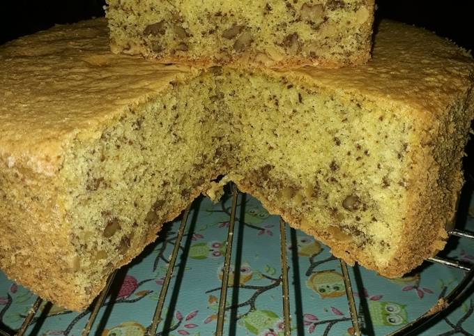Torta de nuez Receta de Nany Ferreyra- Cookpad