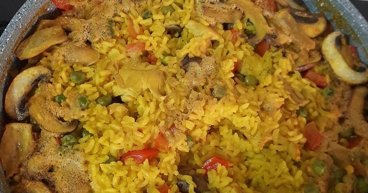Paella Cu Pui, rețetă de Andrei Anton - Rețete Cookpad