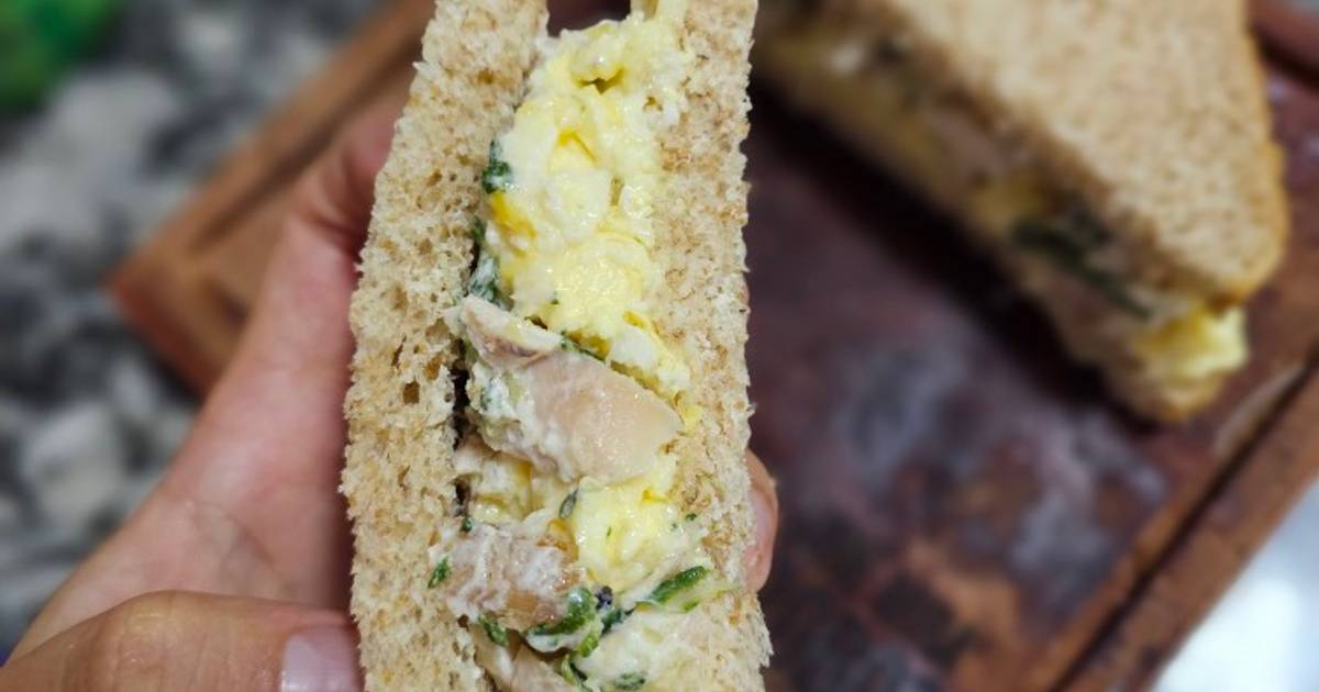 Sándwich express fresco Receta de Mariana Ortega- Cookpad