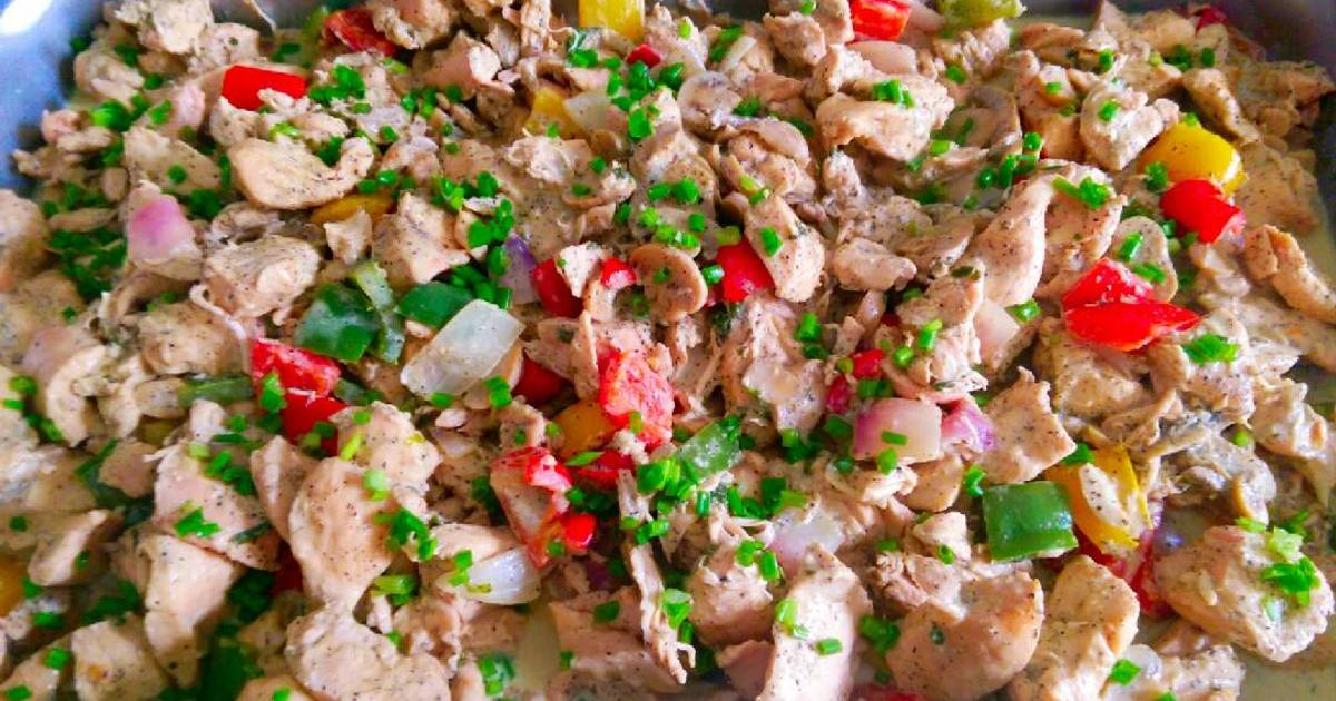 Pechugas de pollo con crema de hongos - 565 recetas caseras- Cookpad