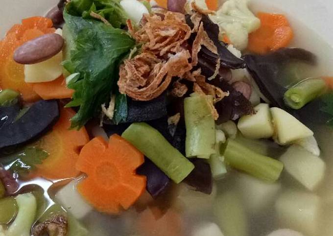 Resep Sup Sehat Lengkap Praktis oleh jasminebulanr - Cookpad