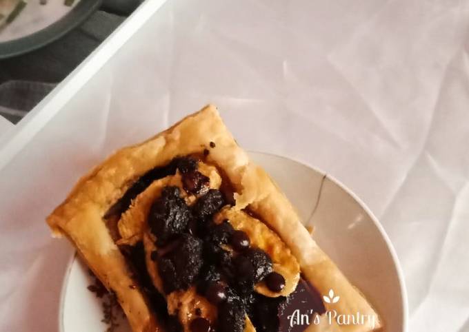 Resep Banana Choco Puff oleh Anik Andayani - Cookpad