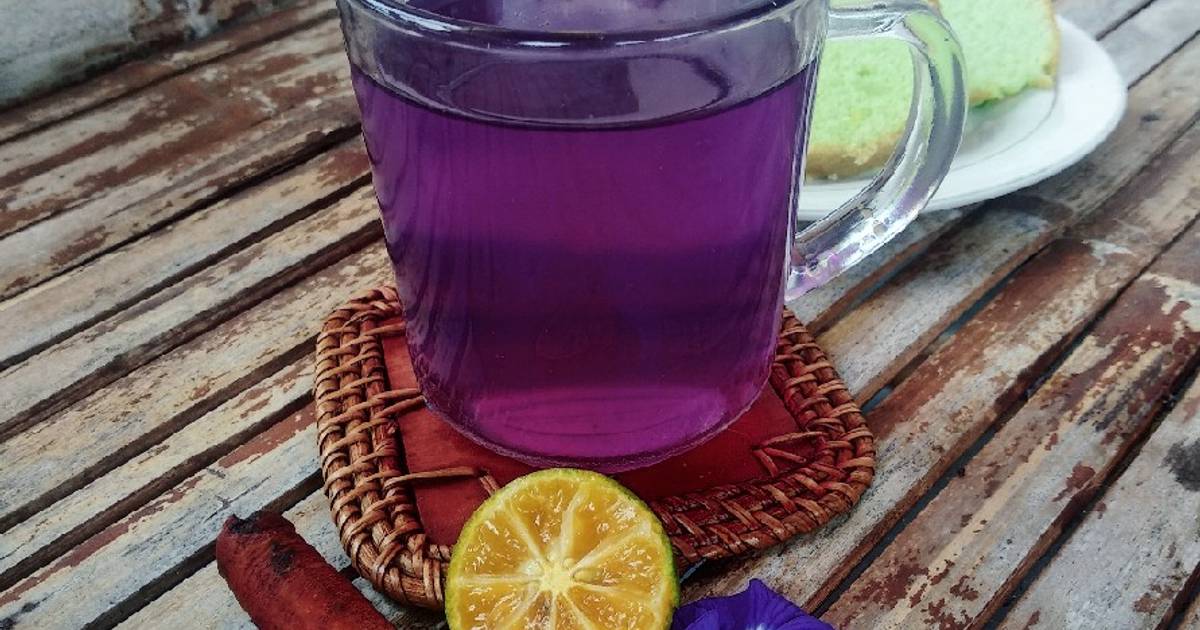 77 resep teh bunga telang rempah enak dan mudah - Cookpad