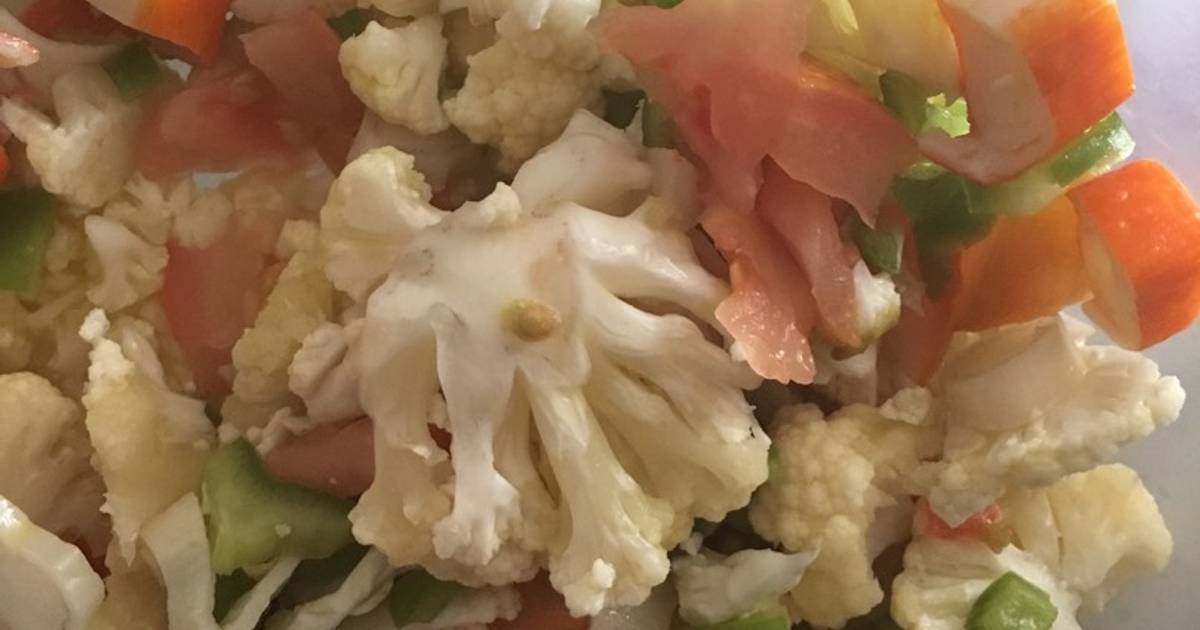 Ensalada de coliflor Receta de Mari Aroca Villa- Cookpad