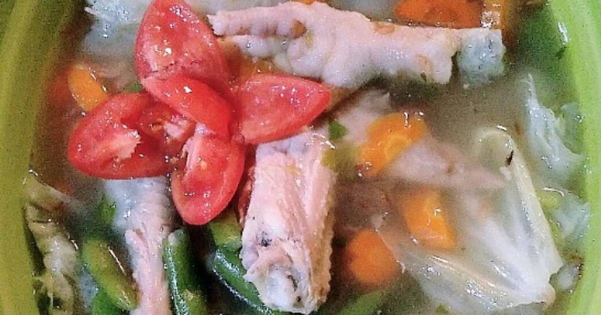 Resep Sup ayam segar (bening simpel) oleh Helda Oqtavia - Cookpad