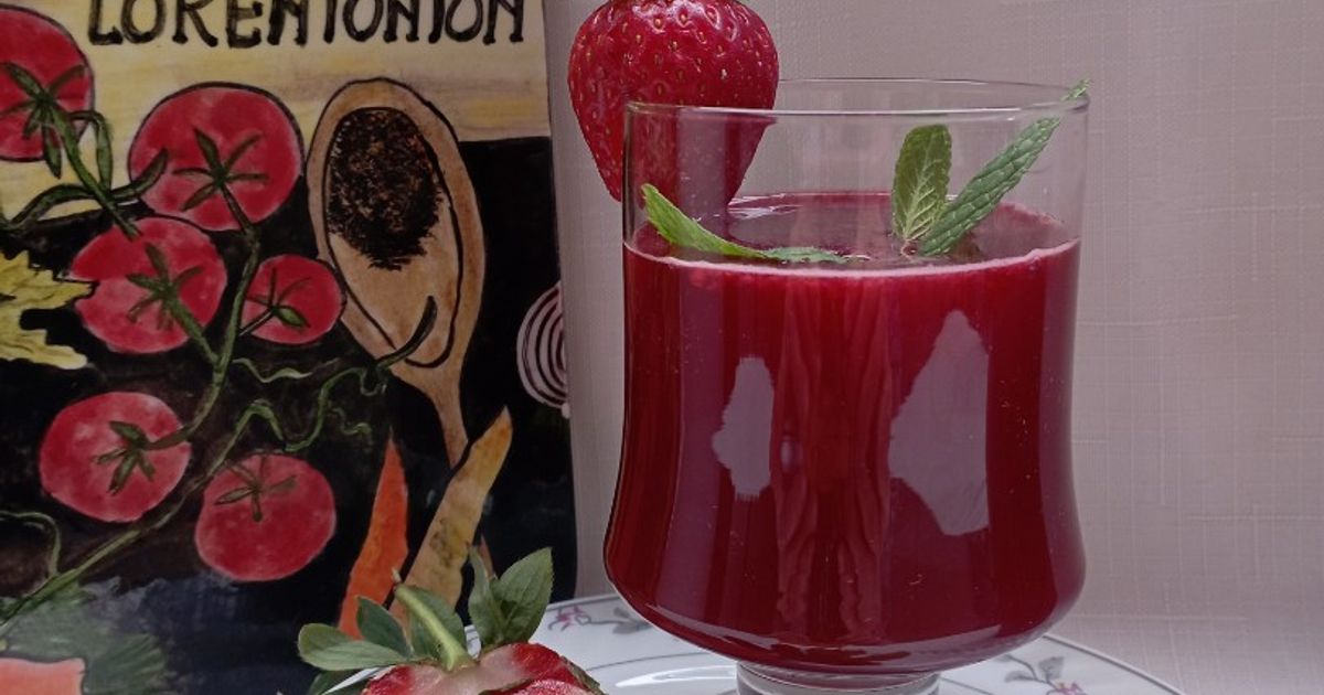 Limonadă Din Dude Negre, Căpșuni și Visine, rețetă de Laura Maria ...