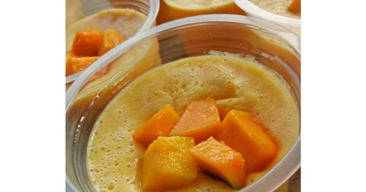Resep Silky mango pudding oleh dhianislaurenc - Cookpad