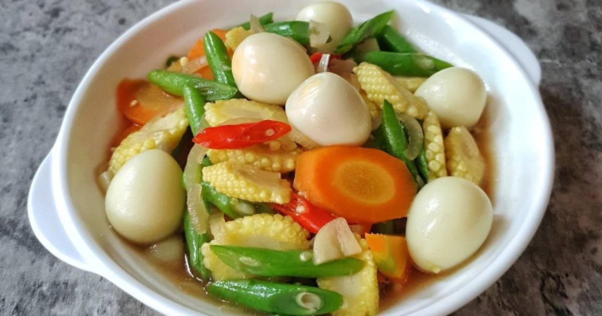 Resep 131. Tumis Sayuran: Putren - Wortel - Buncis oleh Siti Khumairah ...