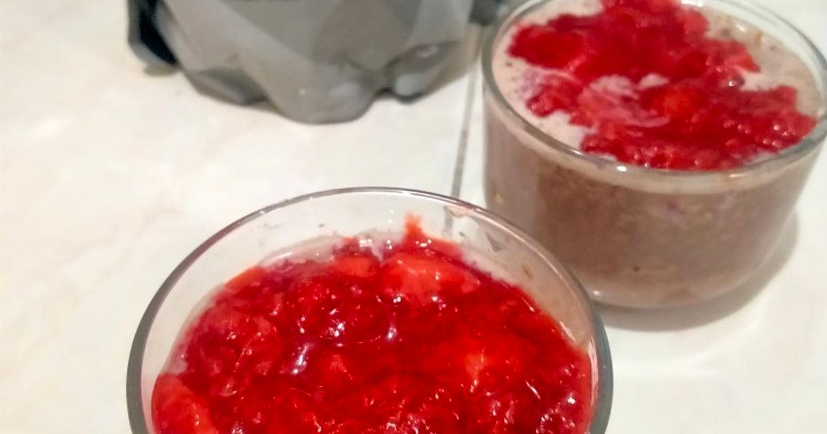 Resep overnight oatmeal pisang kacang rumahan enak dan mudah - Cookpad
